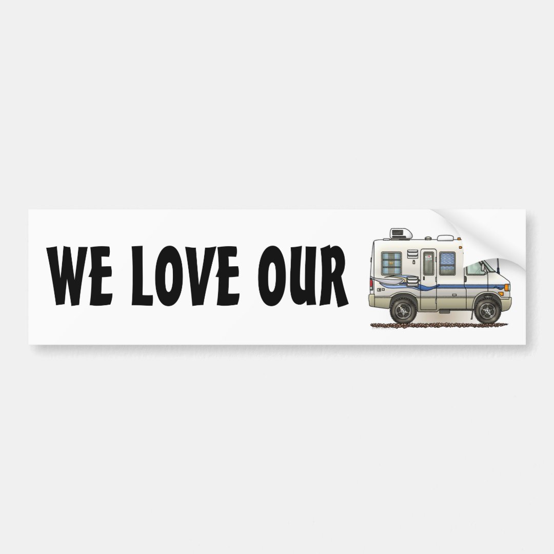 Rialta Winnebago Camper RV Bumper Sticker | Zazzle