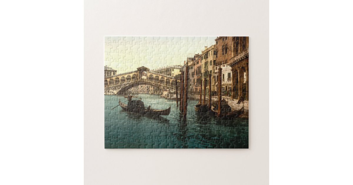 Rialto Bridge Venice Italy Jigsaw Puzzle | Zazzle