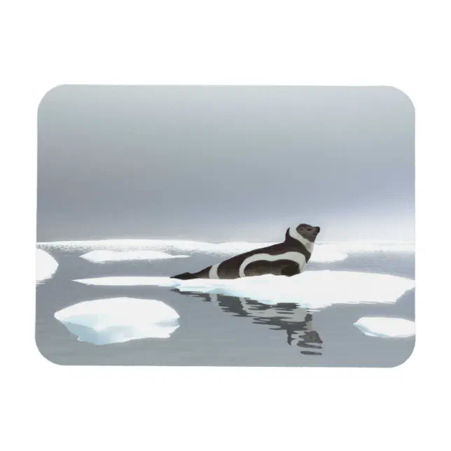 Ribbon Seal On Ice Magnet | Zazzle