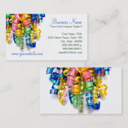 Ribbons Business Cards | Zazzle