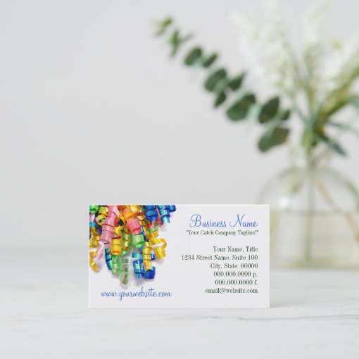 Ribbons Business Cards | Zazzle