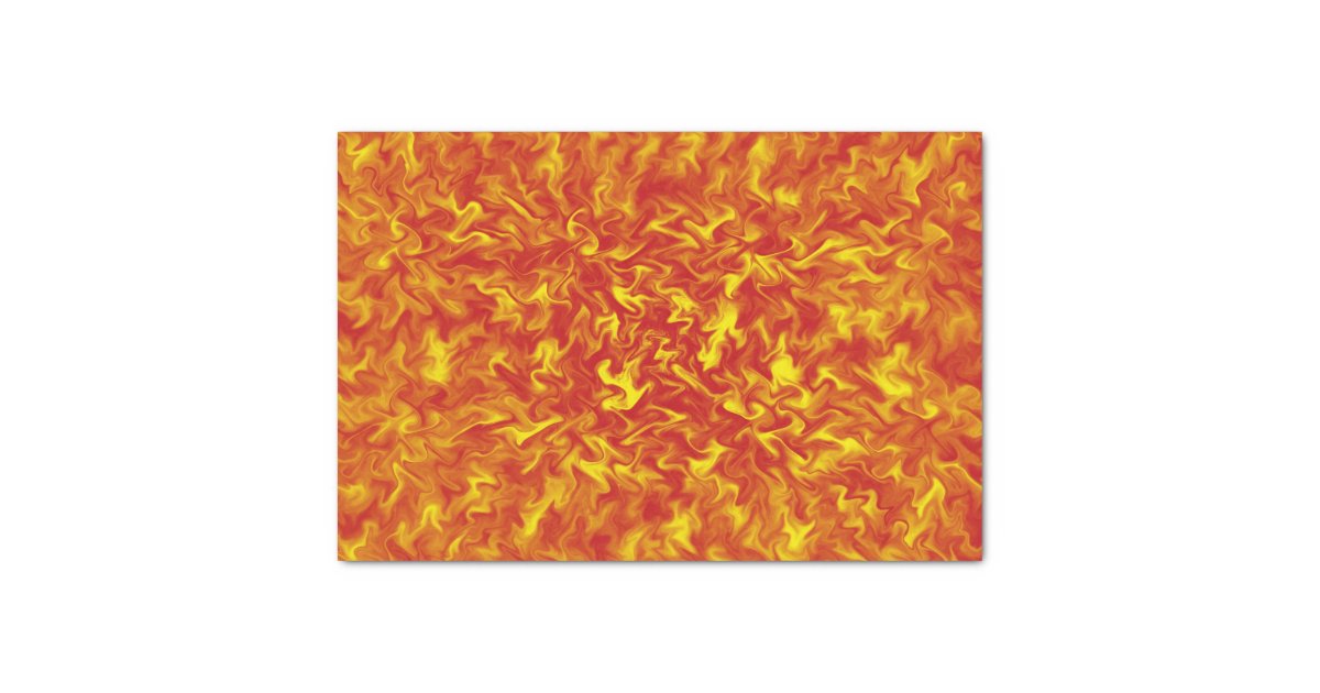 Ribbons of Fire Tissue Paper | Zazzle