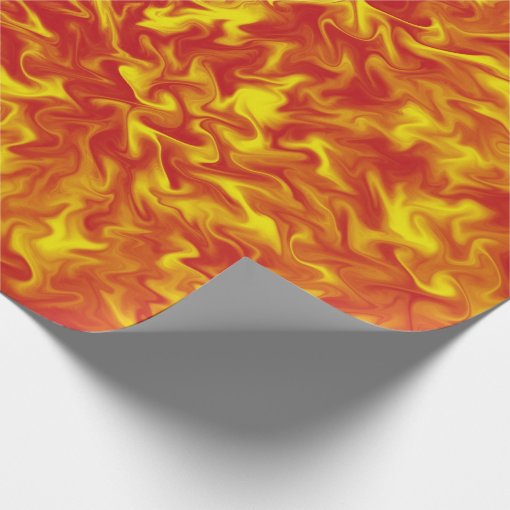 Ribbons of Fire Wrapping Paper | Zazzle