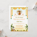 Rice Feeding Invitation, Annaprashan Card | Zazzle