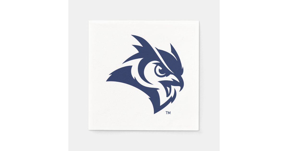 Rice University Owl Logo Napkins | Zazzle