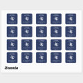 Rice University Texas Emblem Square Sticker | Zazzle