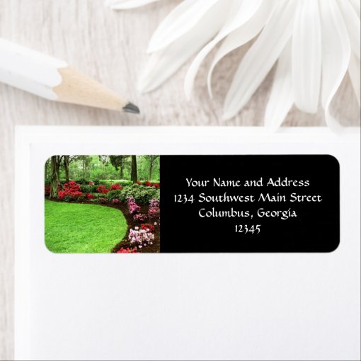 Rich Landscape Lawn Care Business Label | Zazzle
