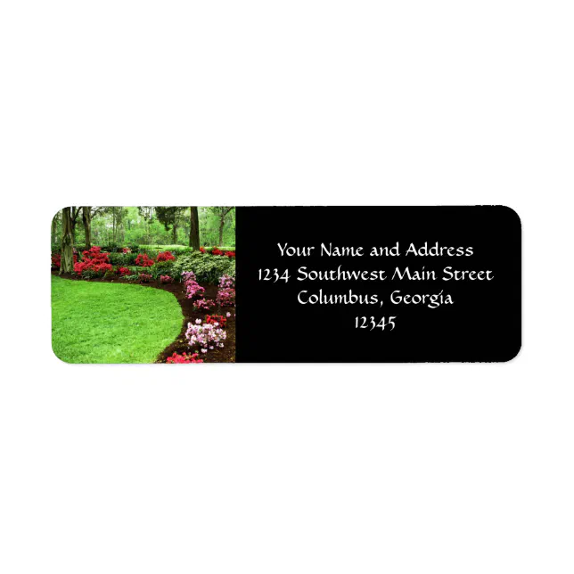 Rich Landscape Lawn Care Business Label | Zazzle