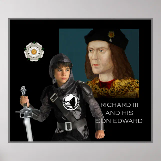 Richard III and his son Edward Poster | Zazzle