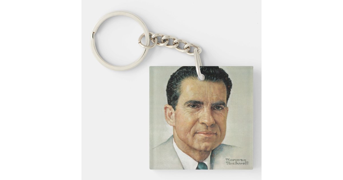 Richard Milhouse Nixon Keychain | Zazzle