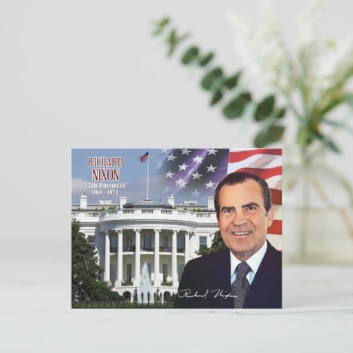 Richard Nixon - 37th President of the U.S. Postcard | Zazzle