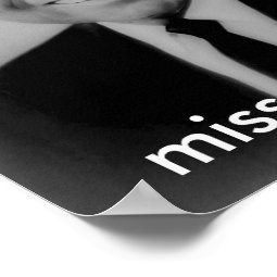 Richard Nixon "miss me yet?" poster | Zazzle