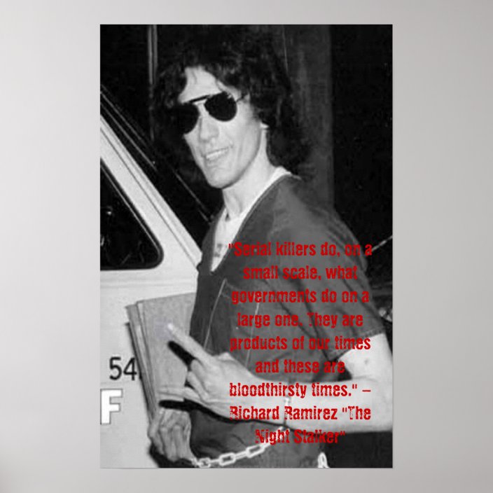 Richard Ramirez Poster | Zazzle.com