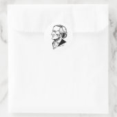 Richard Wagner Classic Round Sticker | Zazzle