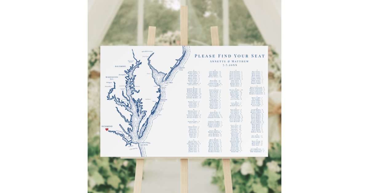 The National Richmond Seating Chart Educational Chart Resources