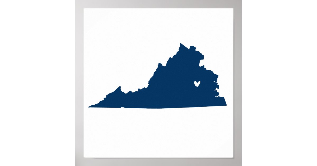 Richmond, Virginia Love Poster | Zazzle