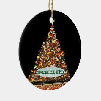 Rich's Atlanta, Rich's Christmas Tree, Rich's Ceramic Ornament | Zazzle
