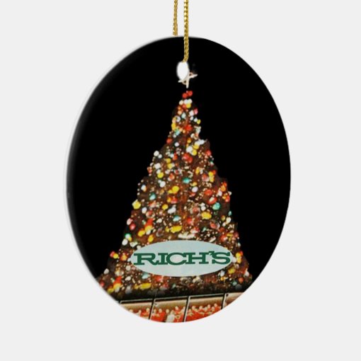 Rich's Atlanta, Rich's Christmas Tree, Rich's Ceramic Ornament | Zazzle