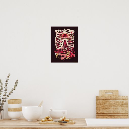 RICK AND MORTY™ | Anatomy Park Rib Cage Poster | Zazzle