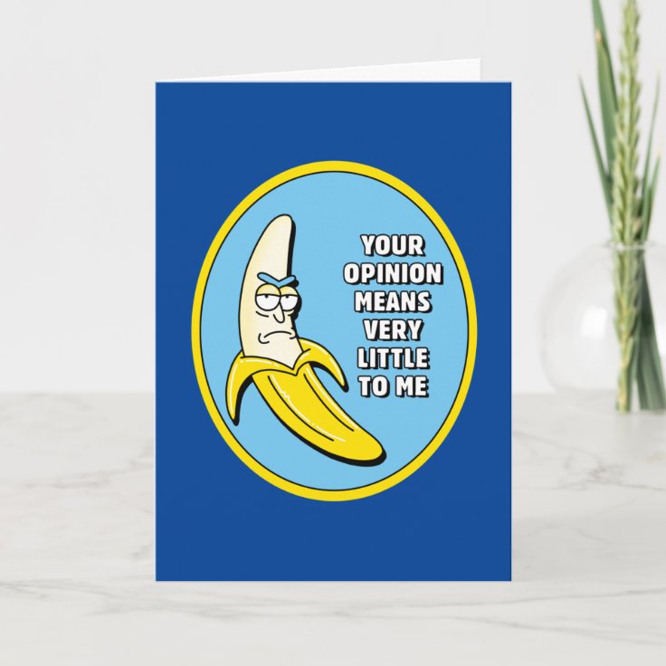 RICK AND MORTY™ | Banana Rick Badge Card | Zazzle