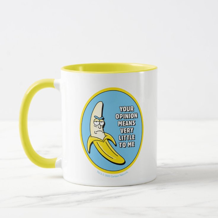 RICK AND MORTY™ | Banana Rick Badge Mug | Zazzle