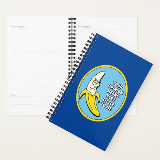 RICK AND MORTY™ | Banana Rick Badge Planner | Zazzle.com