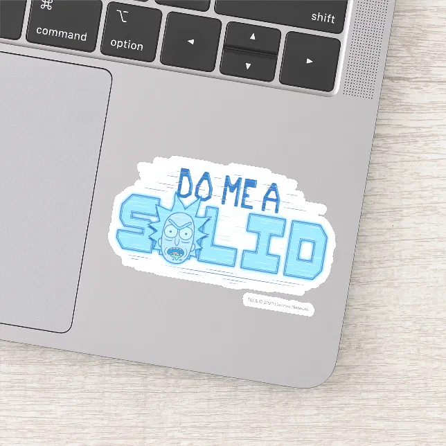 RICK AND MORTY™ | Do Me A Solid Sticker | Zazzle
