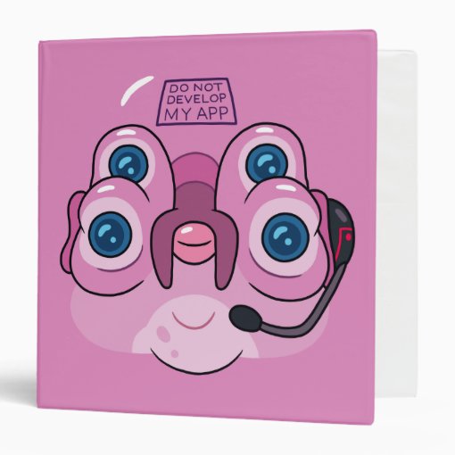 RICK AND MORTY™ | DO NOT DEVELOP MY APP 3 RING BINDER | Zazzle