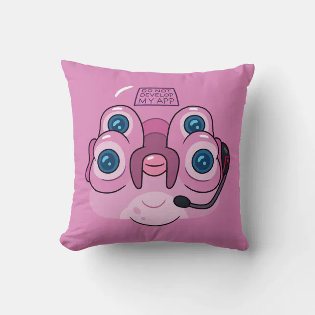 RICK AND MORTY™ | DO NOT DEVELOP MY APP THROW PILLOW | Zazzle
