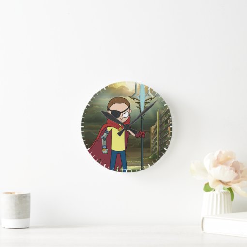 RICK AND MORTY™ | Evil Morty Round Clock | Zazzle