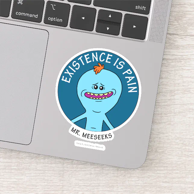 RICK AND MORTY™ | Existence Is Pain Sticker | Zazzle
