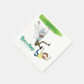 RICK AND MORTY™ | Falling Out Of Portal Napkins | Zazzle