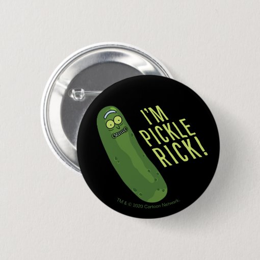 RICK AND MORTY™ | Flip The Pickle Button | Zazzle