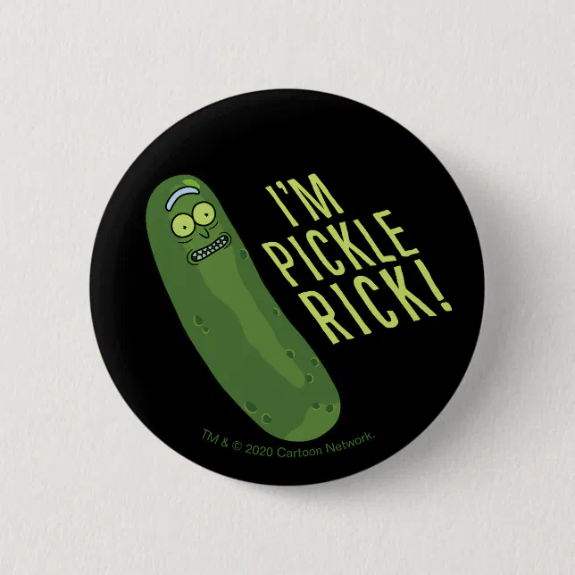 RICK AND MORTY™ | Flip The Pickle Button | Zazzle
