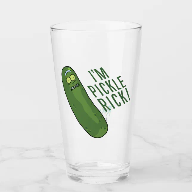 RICK AND MORTY™ | Flip The Pickle Glass | Zazzle