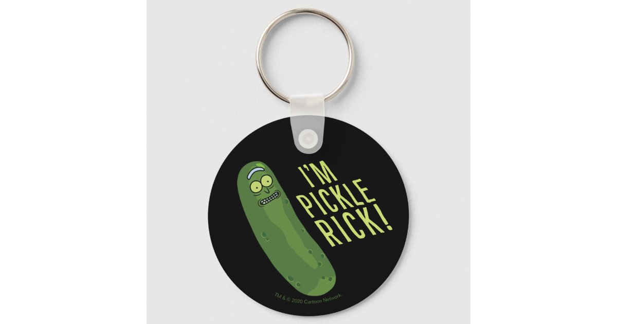 RICK AND MORTY™ | Flip The Pickle Keychain | Zazzle