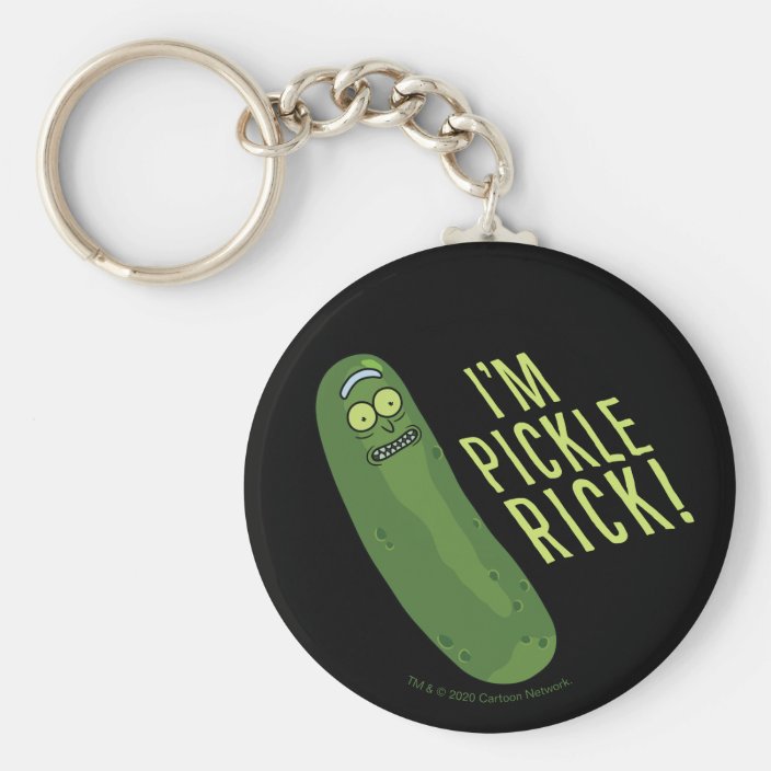 RICK AND MORTY™ | Flip The Pickle Keychain | Zazzle.com