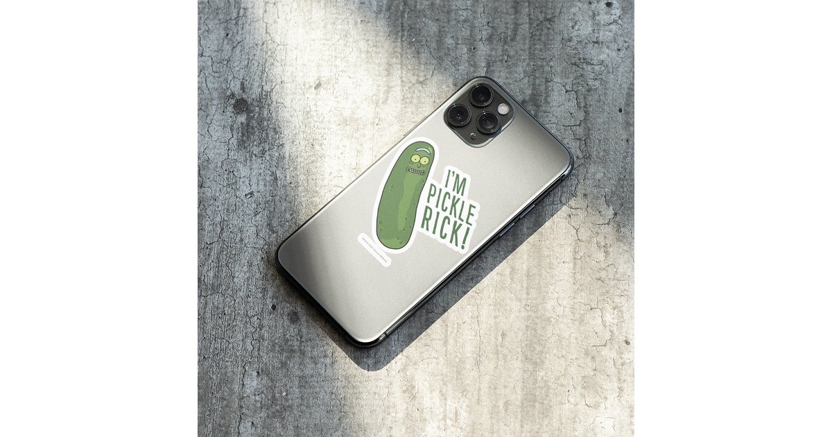 RICK AND MORTY™ | Flip The Pickle Sticker | Zazzle