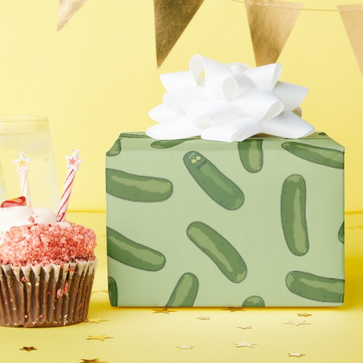 RICK AND MORTY™ | Flip The Pickle Wrapping Paper | Zazzle