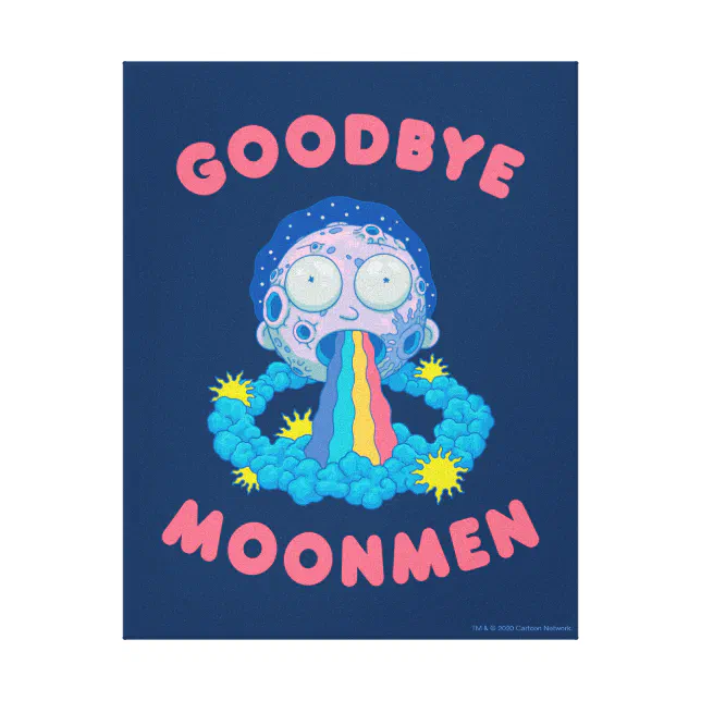 RICK AND MORTY™ | Goodbye Moonmen Canvas Print | Zazzle