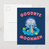 RICK AND MORTY™ | Goodbye Moonmen Invitation Postcard | Zazzle