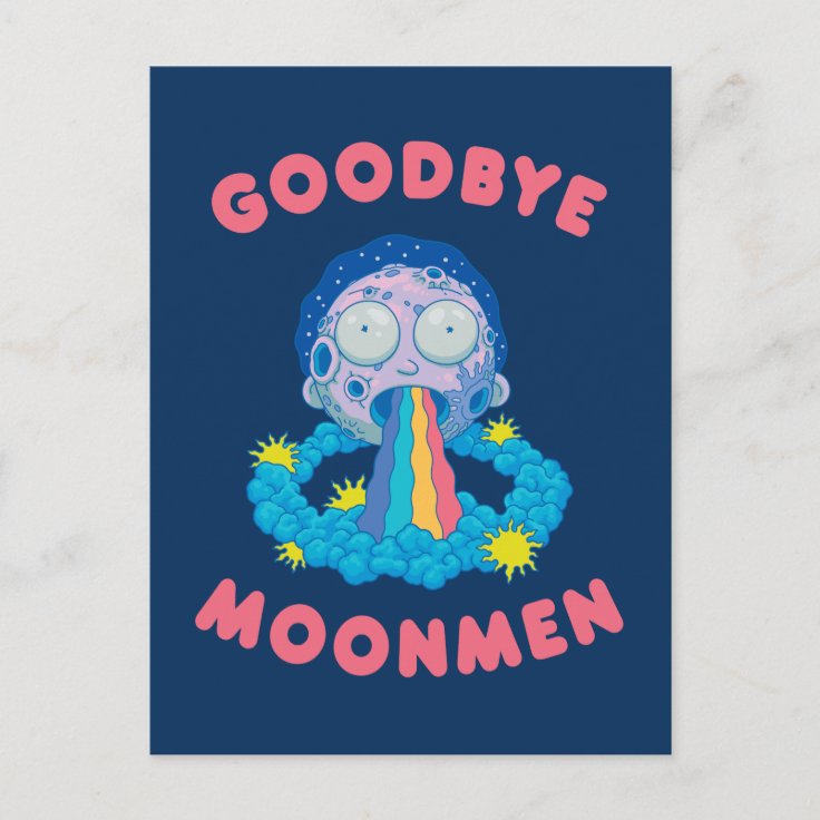 RICK AND MORTY™ | Goodbye Moonmen Invitation Postcard | Zazzle