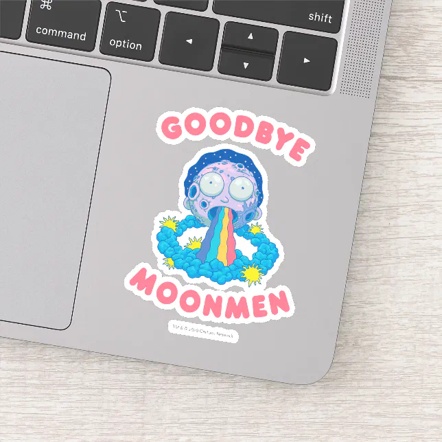 RICK AND MORTY™ | Goodbye Moonmen Sticker | Zazzle