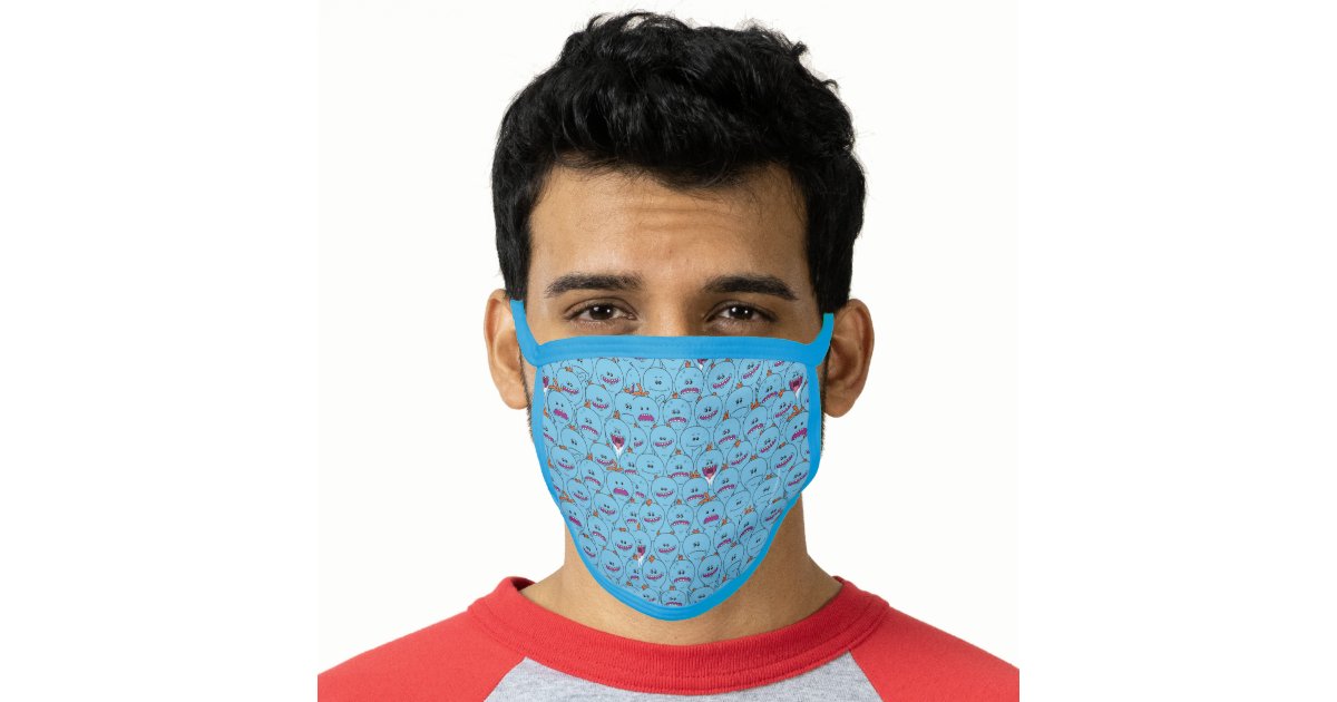 RICK AND MORTY™ | Kirkland Mr. Meeseeks Face Mask | Zazzle