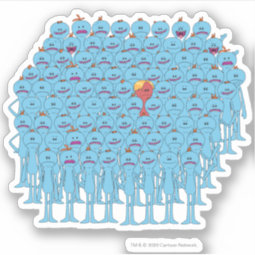 RICK AND MORTY™ | Kirkland Mr. Meeseeks Sticker | Zazzle