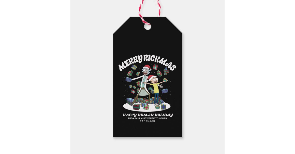 Rick and Morty | Merry Rickmas Presents Gift Tags | Zazzle