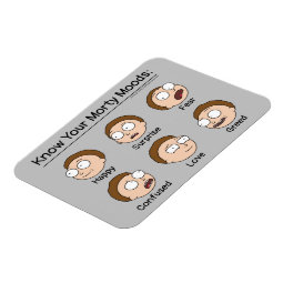 RICK AND MORTY™ | Morty's Moods Magnet | Zazzle