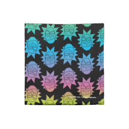 RICK AND MORTY™ | Rainbow Rick Head pattern Cloth Napkin | Zazzle