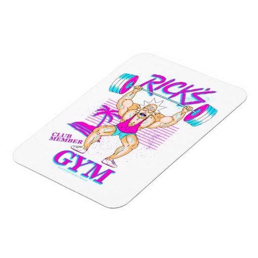 RICK AND MORTY™ | Rick's Gym Club Member Magnet | Zazzle