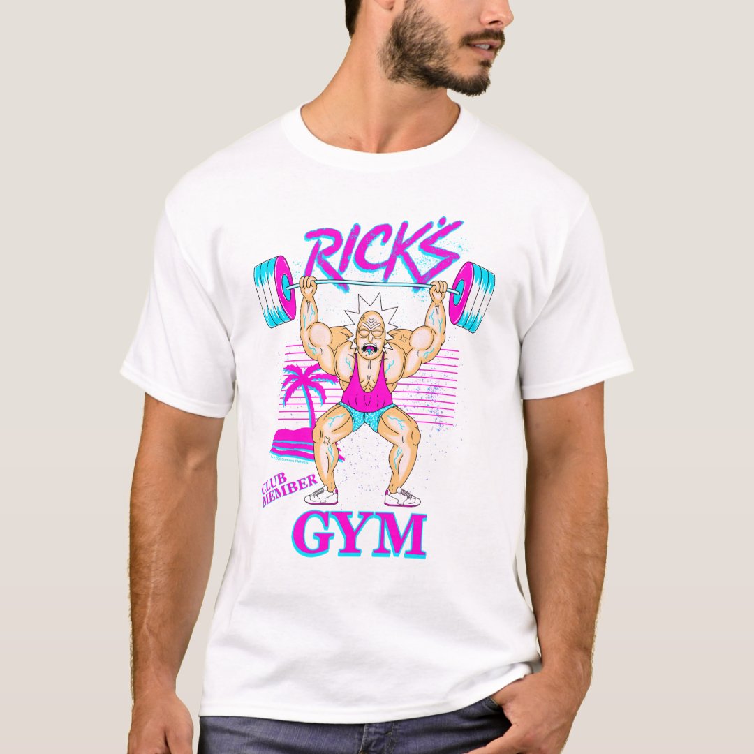RICK AND MORTY™ | Rick's Gym Club Member T-Shirt | Zazzle